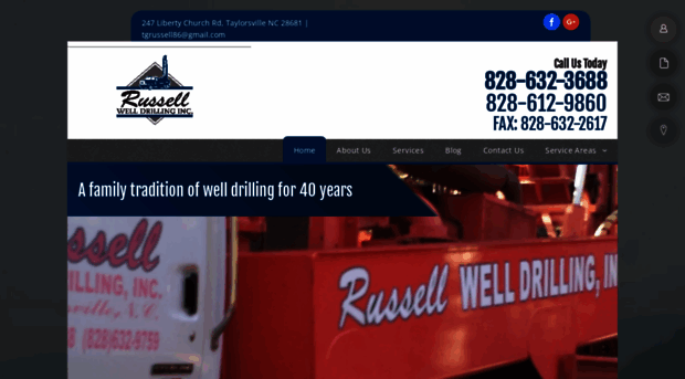 russellwelldrilling.com - Well Drilling | North Carolina... - Russell ...