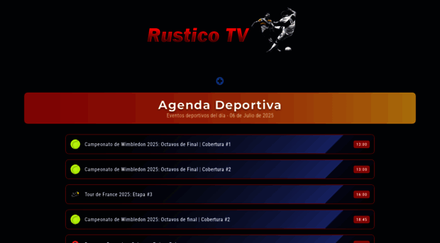 rusticotv.live - Rustico TV - Futbol en Maxima ... - Rustico TV