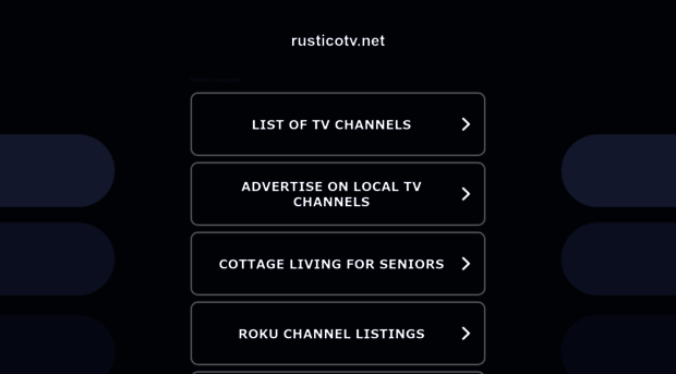 rusticotv.net - Loading... - Rusticotv