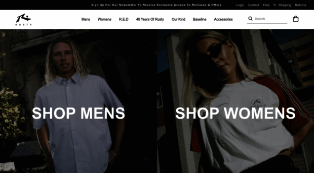 rusty.com.au - Rusty Australia | Surf Clothin... - Rusty