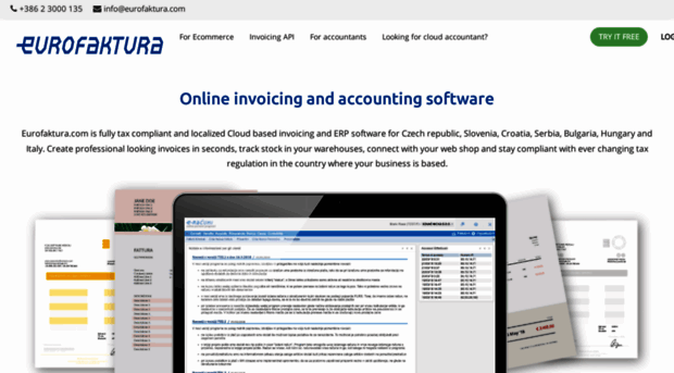 s2.e-racuni.com - Tax compliant cloud invoicing ... - S 2 E Racuni