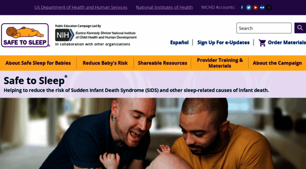 safetosleep.nichd.nih.gov - Homepage | Safe to Sleep - Safe To Sleep ...