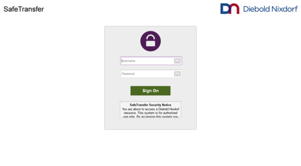 safetransfer.diebold.com - Diebold Nixdorf - Safetransfer Diebold