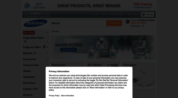 sam.factoryoutletstore.com - Samsung Cell Phones, TV's and ... - Sam ...