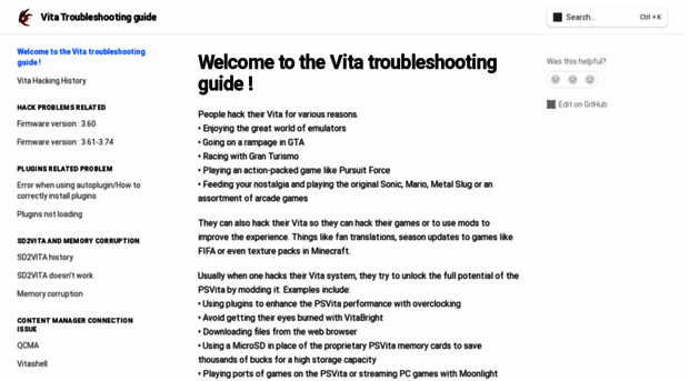 samilops2.gitbook.io - Welcome to the Vita troublesho... - Samilops 2 Gitbook