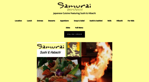 samurai-restaurant.com - Home - Samurai Restaurant - Samurai Restaurant