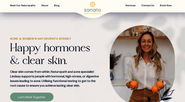 sanatio.com.au - Acne & Women's Health Nat... - Sanatio