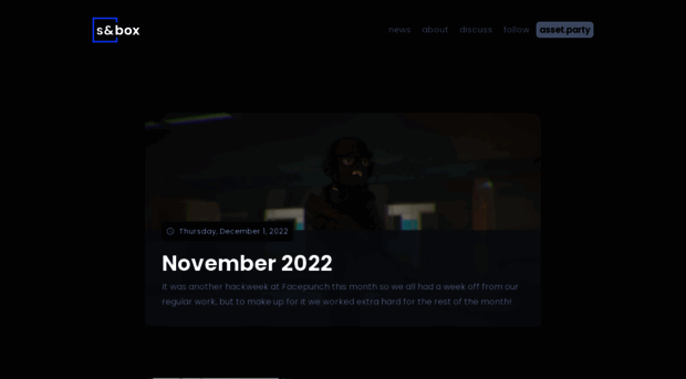 sandbox.facepunch.com - s&box - Sand Box Facepunch