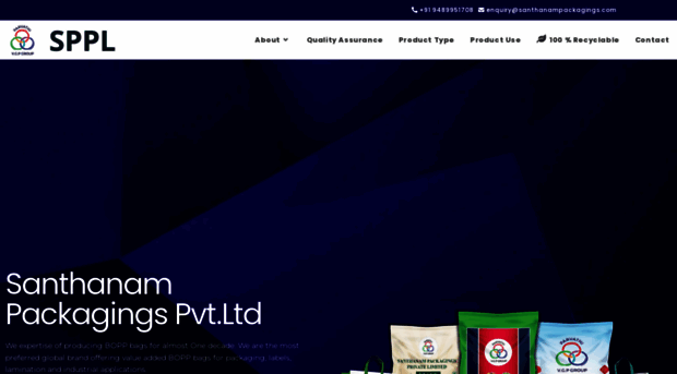 santhanampackagings.com - Home | SPPL - Santhanampackagings
