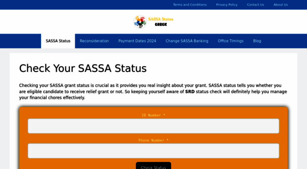 sassastatuscheckup.co.za - SASSA Status Check - SRD R350 ... - SASSA ...