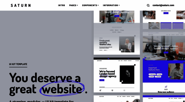saturn-template.webflow.io - Saturn - Webflow HTML website ... - Saturn ...