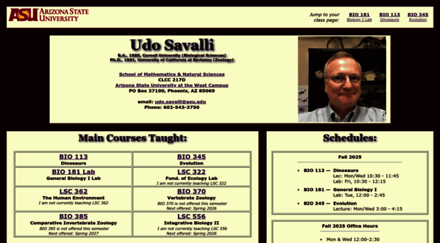 savalli.us - Udo Savalli's Home Page (ASU) - Savalli