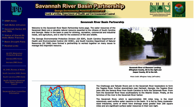 savannahriverbasin.org - GAEPD and SCDHEC: Savannah Riv... - Savannah ...