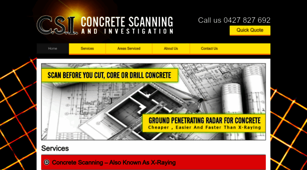 scanconcrete.com.au - CSI Concrete Scanning & Invest... - Scan Concrete