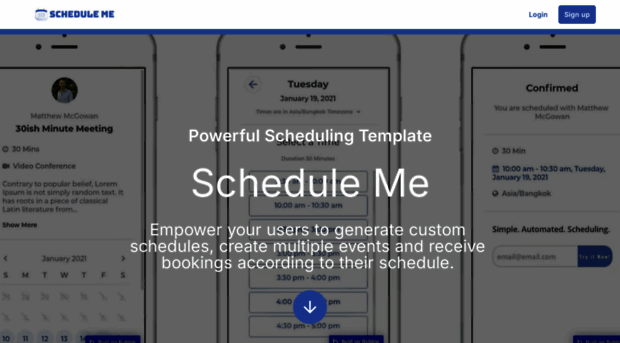 schedule-me.bubbleapps.io - Schedule Me Bubbleapps