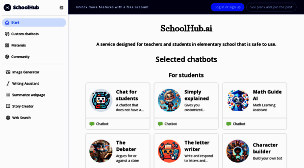 schoolhub.ai - SchoolHub.ai - Free AI for sch... - School Hub