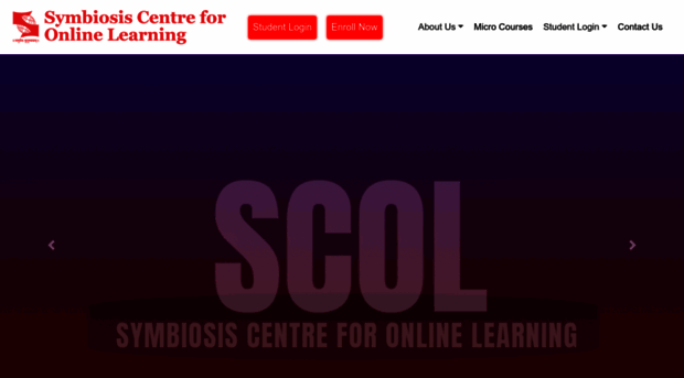 scol.ac.in - Symbiosis Centre for Online Le... - Scol