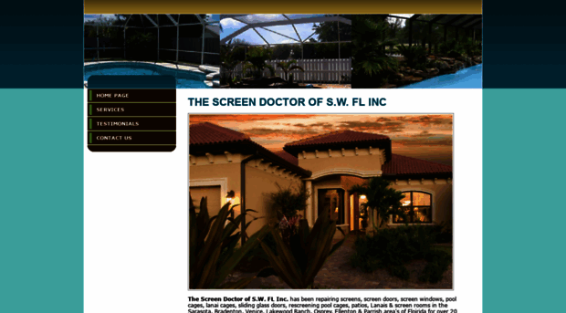 screendoctorsarasota.com - Lanai, Patio, Pool Cage Screen... - Screen ...