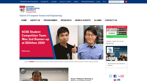 scse.ntu.edu.sg - School of Computer Science and... - Scse NTU