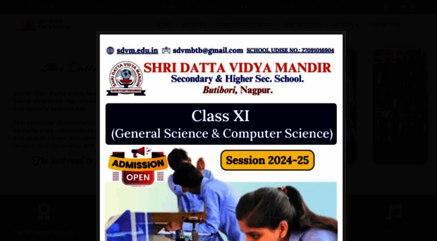 sdvm.edu.in - Home - Karmaneya School of Exc... - Sdvm Edu