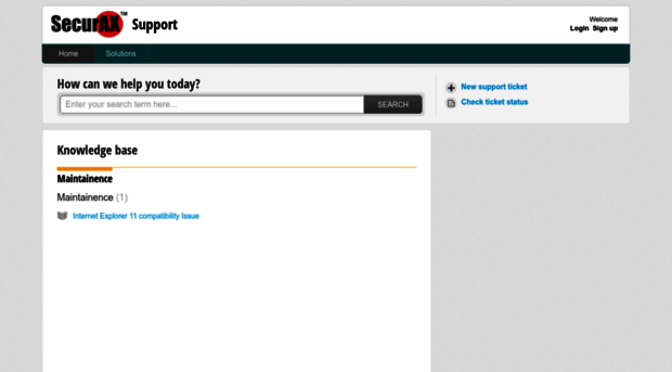 securax.freshdesk.com - Support : Support - Securax Freshdesk