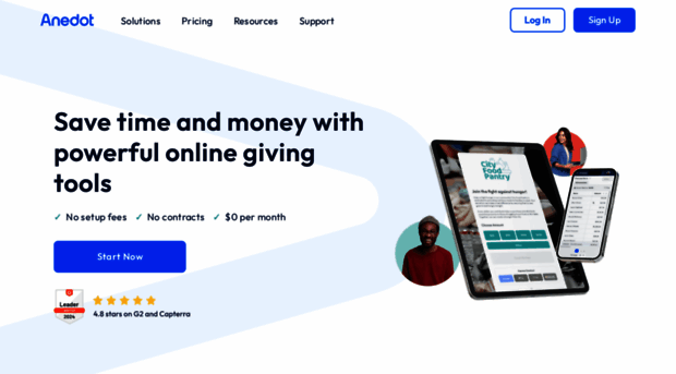 secure.anedot.com - Save Time and Money With Power... - Secure Anedot