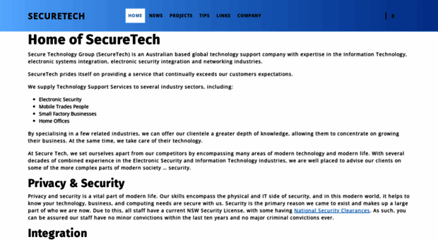 securetech.com.au - Home of SecureTech - SecureTec... - Secure Tech