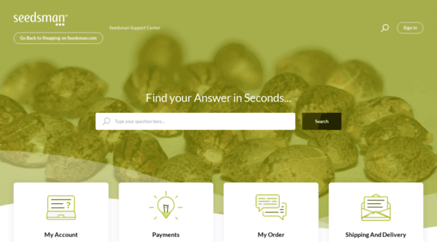 seedsman.zendesk.com - Seedsman Support Center - Seedsman Zendesk