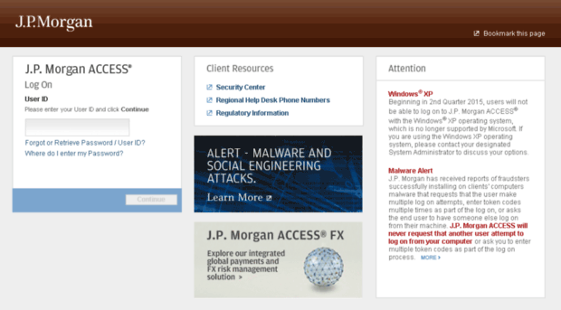 selfserve.jpmorgan.com - J.P. Morgan Log in - Selfserve J P Morgan