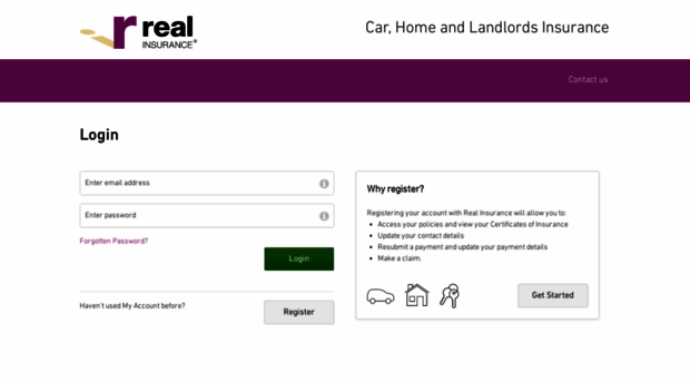 selfservice.realinsurance.com.au - Login - Selfservice Realinsurance
