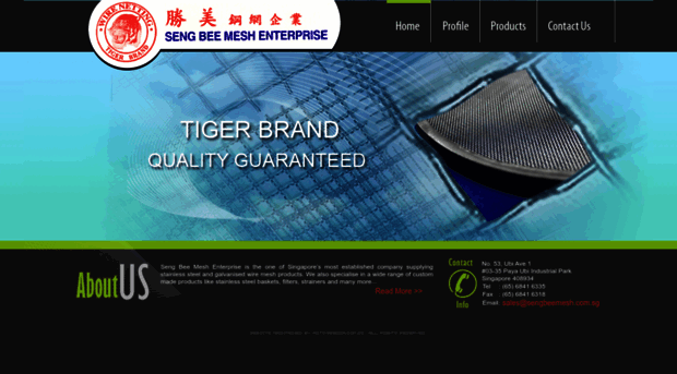 sengbeemesh.com.sg - SENG BEE MESH ENTERPRISE - SENG BEE MESH