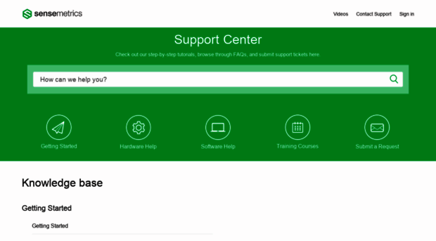sensemetrics.zendesk.com - sensemetrics - Sensemetrics Zendesk