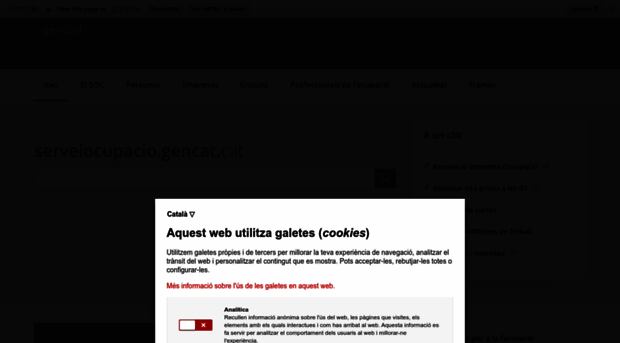 serveiocupacio.gencat.cat - Inici. Servei Públic d'Ocupaci... - Servei ...