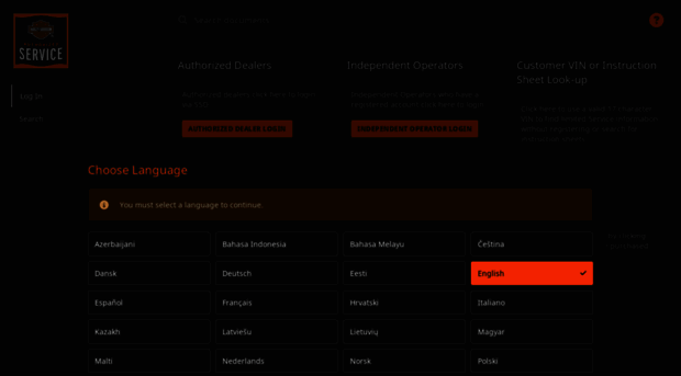 serviceinfo.harley-davidson.com - H-D Service Information Portal ...