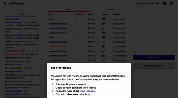 setwithfriends.com - Set with Friends - Set With Friends