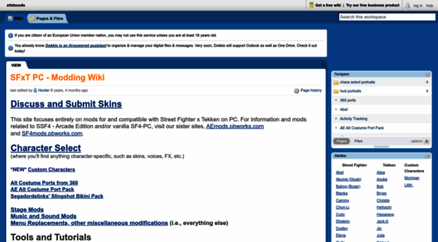 sfxtmods.pbworks.com - sfxtmods [licensed for non-com... - SFxT Mods ...