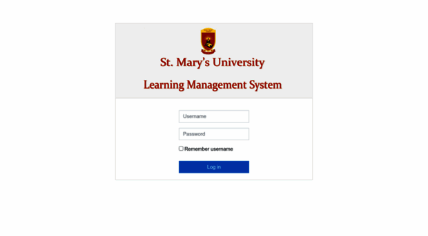 sgslms.smuc.edu.et - St. Mary's University LMS: Log... - Sgs LMS Smuc