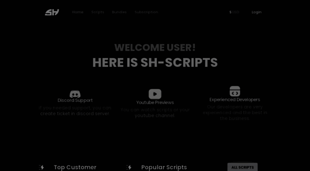 sh-store.tebex.io - SH Scripts | Welcome - SH Store Tebex