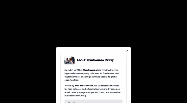 shadowmaxproxy.com - Shadowmax Proxy | Elite Reside... - Shadowmax Proxy