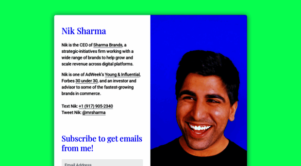 sharma.ck.page - Nik Sharma - Sharma Ck