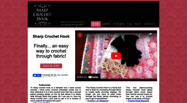 sharpcrochethook.com - Sharp Crochet Hook - The easy ... - Sharp ...
