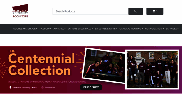 shop.mun.ca - Home - Memorial University Boo... - Shop Mun