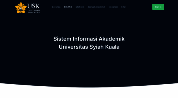 siakad.usk.ac.id - SIAKAD - Sistem Akademik USK - SIAKAD USK