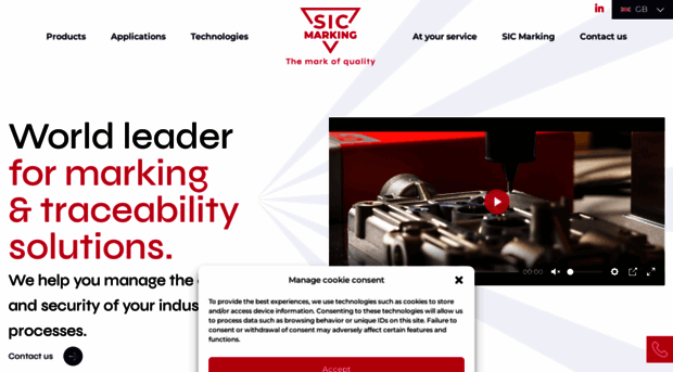 sic-marking.co.uk - Marking machine manufacturer, ... - Sic Marking