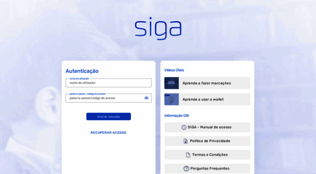 siga.edubox.pt - SIGA - Sistema Integrado de Ge... - SIGA Edubox