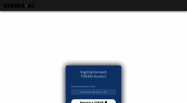sigmaconnect.sigma-ai.com - Request a Token - Sigmaconnect Sigma Ai