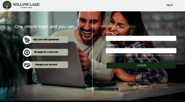 sign.willowlakelending.com - Willow Lake Lending - Log in - Sign Willow ...