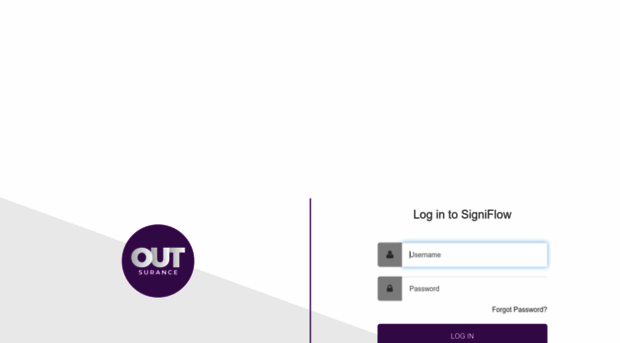 signiflow.outsurance.co.za - SigniFlow Login - Signi Flow Outsurance