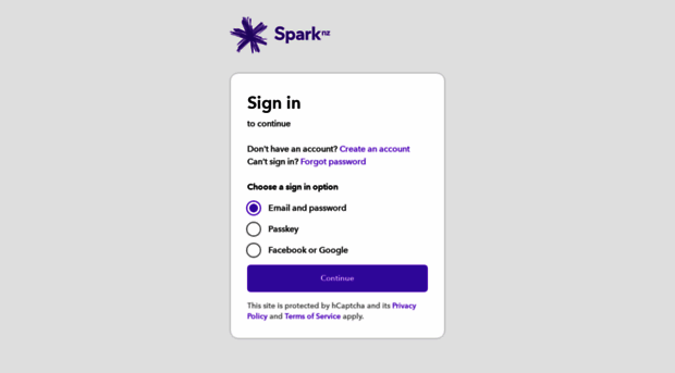 signin.spark.co.nz - Sign in | Spark NZ - Sign In Spark