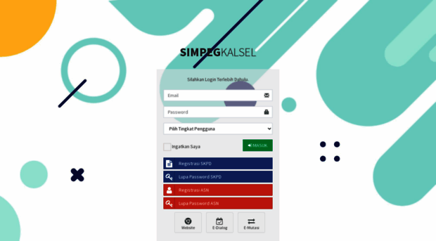 simpeg.kalselprov.go.id - SIMPEG KALSEL - SIMPEG KALSEL Prov